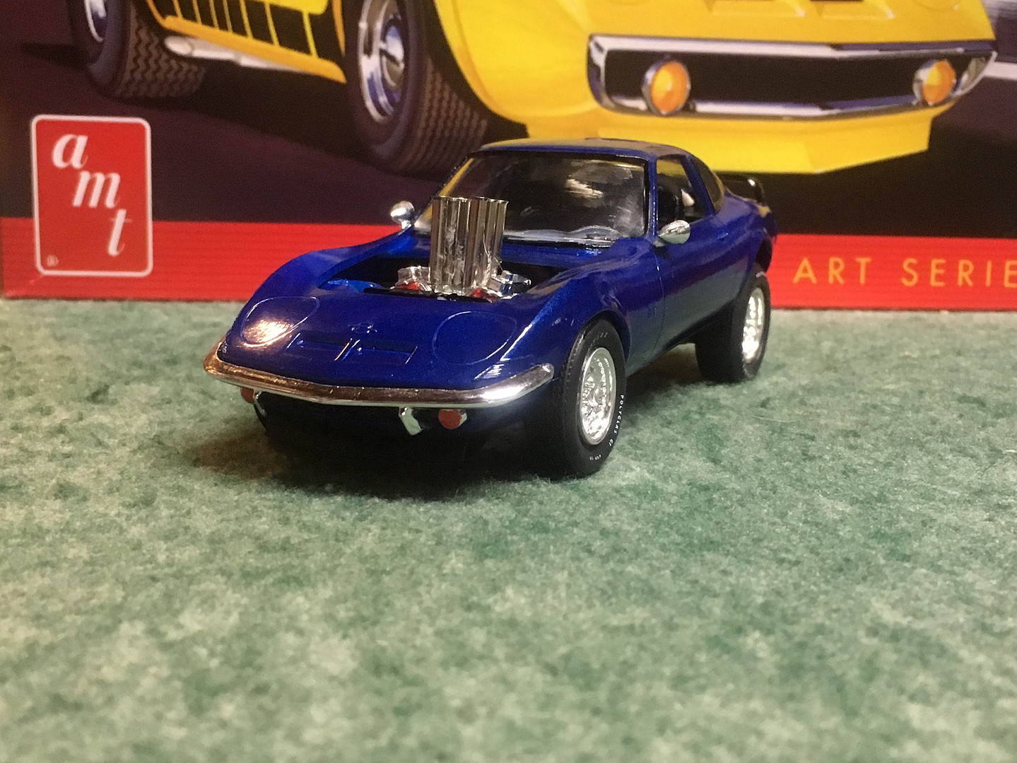Opel GT Car (White) -- Plastic Model Car Kit -- 1/25 Scale -- #729 ...