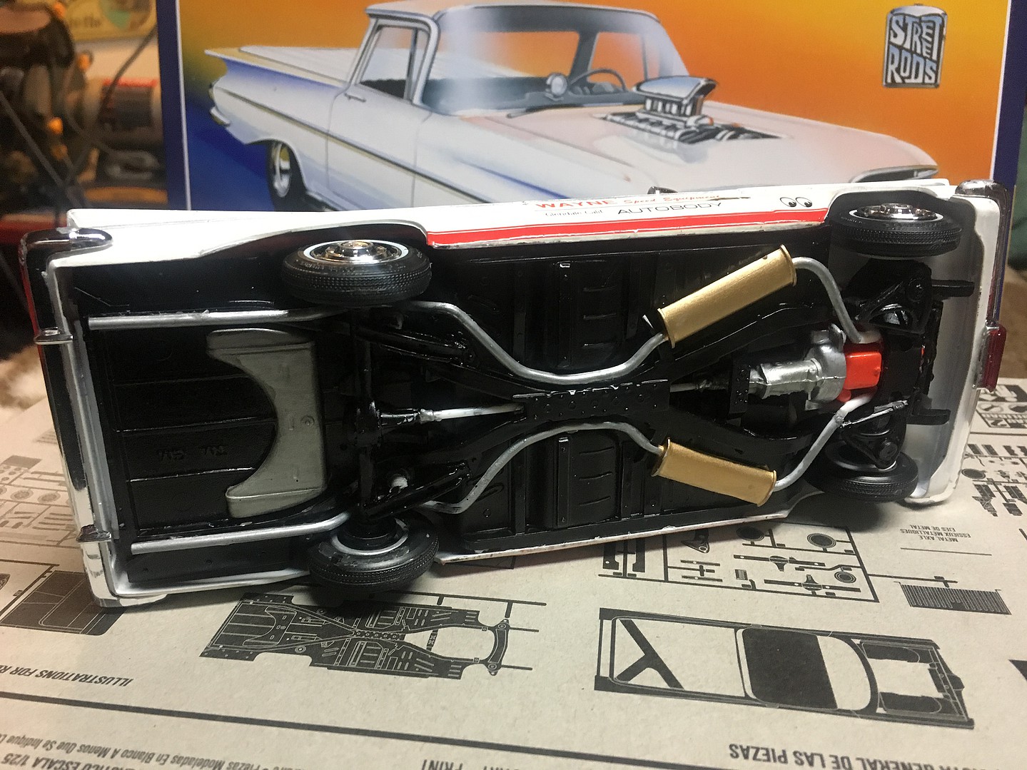 1959 Chevy El Camino Original Art Series -- Plastic Model Car Kit -- 1/ ...