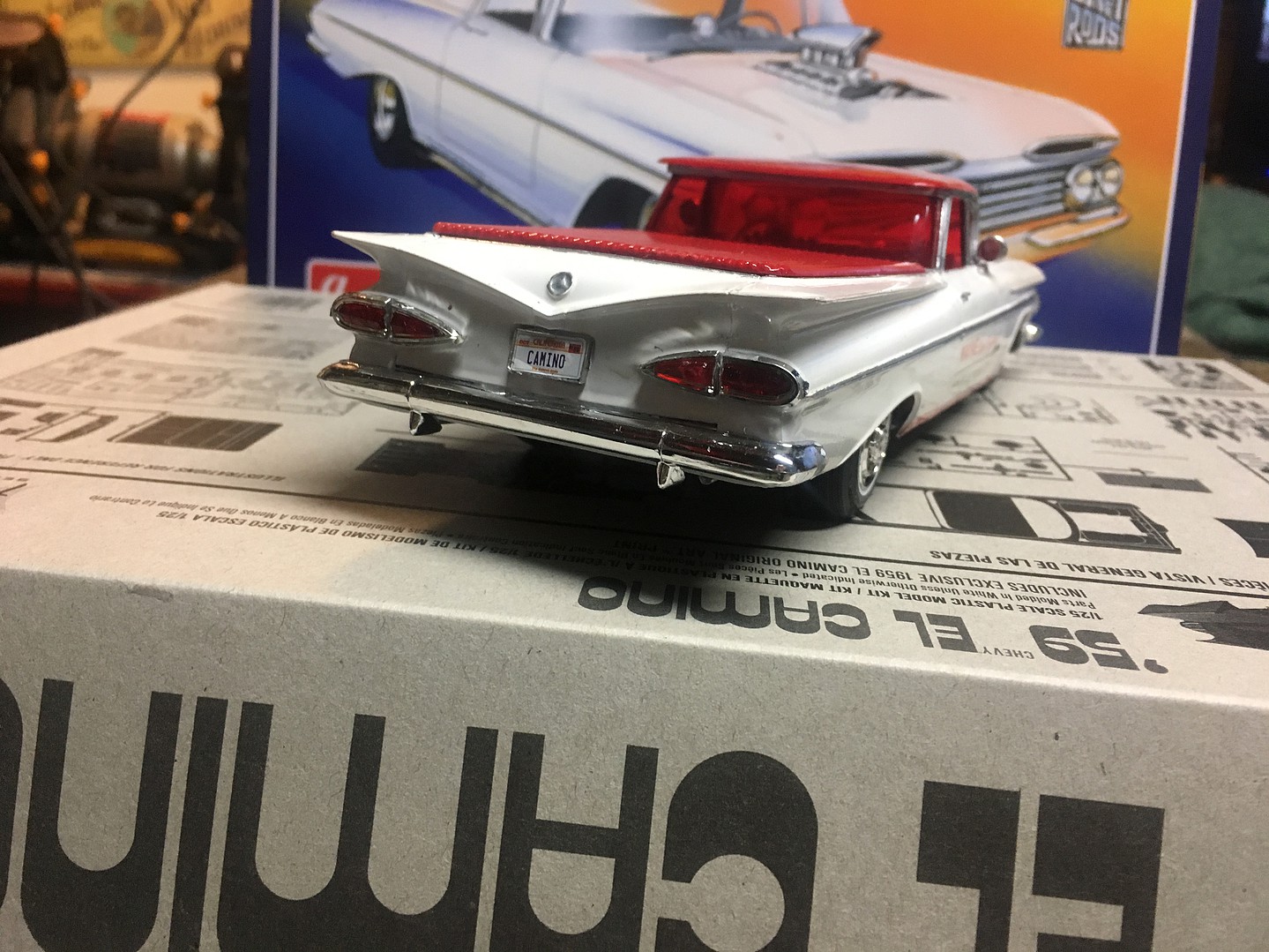 1959 Chevy El Camino Original Art Series -- Plastic Model Car Kit -- 1/ ...