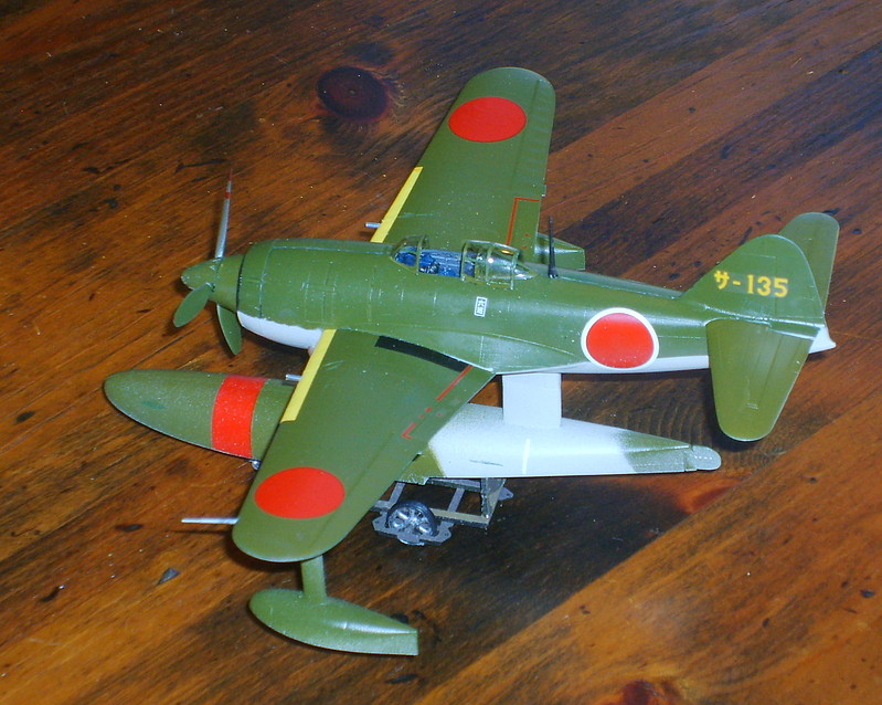 Kawanishi N1K1 Kyofu Floatplane Fighter -- Plastic Model Airplane Kit ...