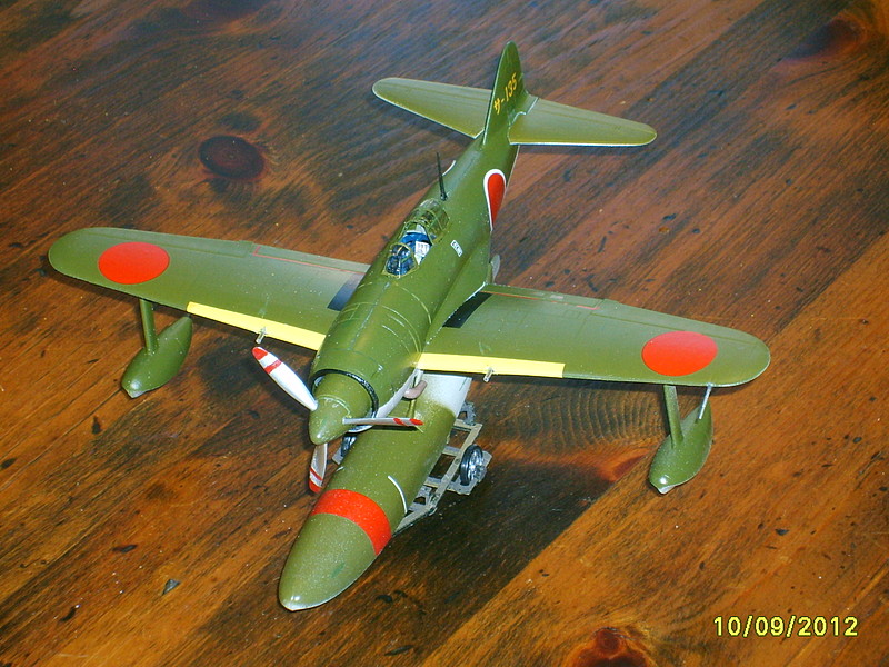 Kawanishi N1K1 Kyofu Floatplane Fighter -- Plastic Model Airplane Kit ...