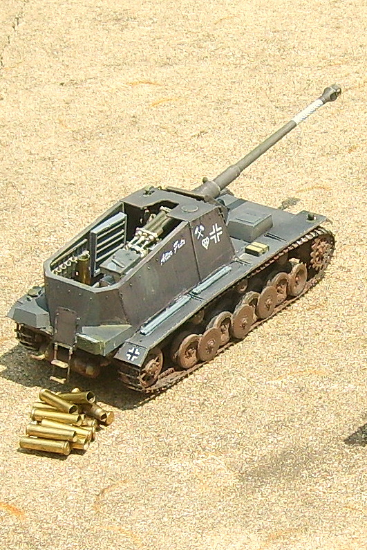 German 12.8cm Tank Destroyer L/61 Sturer Emil -- Plastic Model Military ...