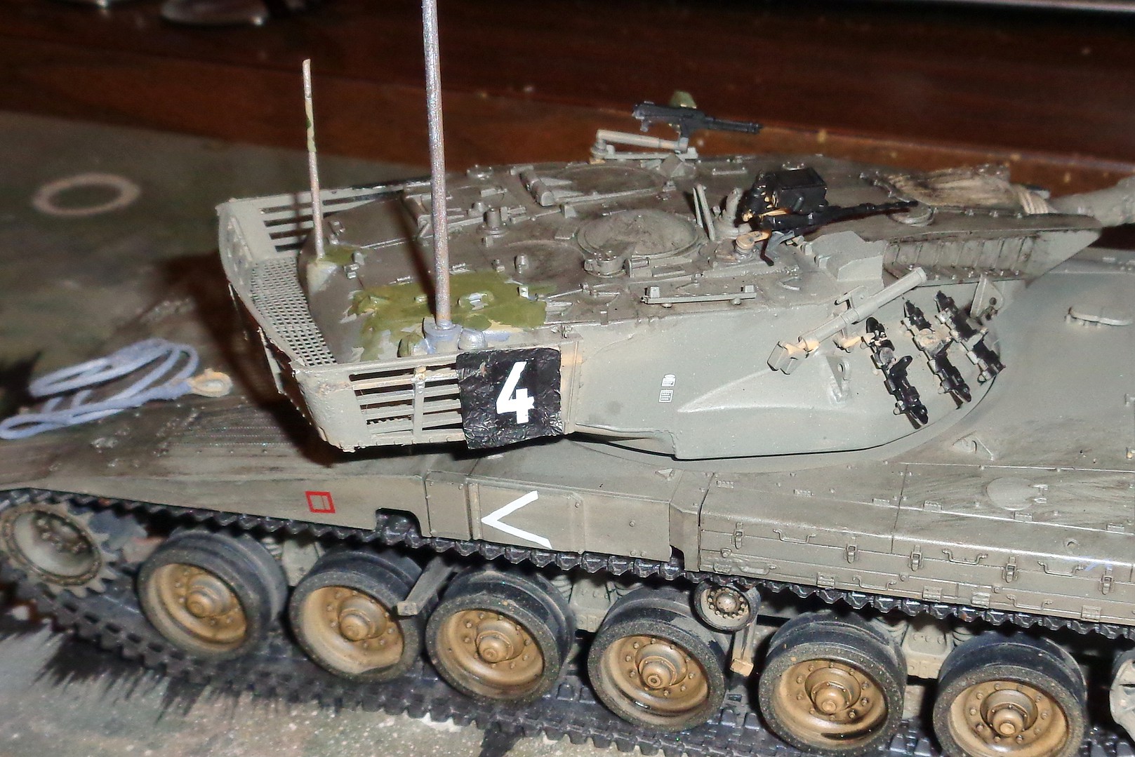 Israeli Merkava Main Battle Tank -- Plastic Model Military Vehicle Kit ...