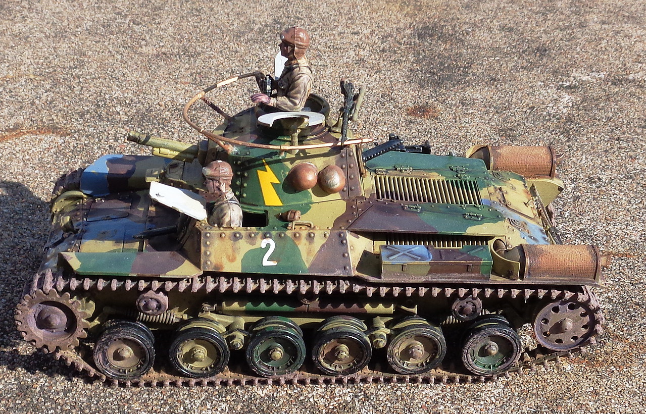 Japanese Tank Type 97 -- Plastic Model Military Vehicle Kit -- 1/35 ...