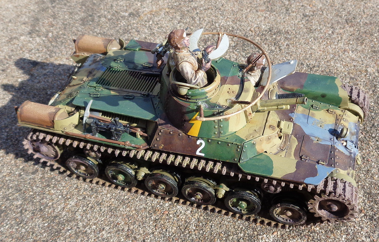 Japanese Tank Type 97 -- Plastic Model Military Vehicle Kit -- 1/35 ...