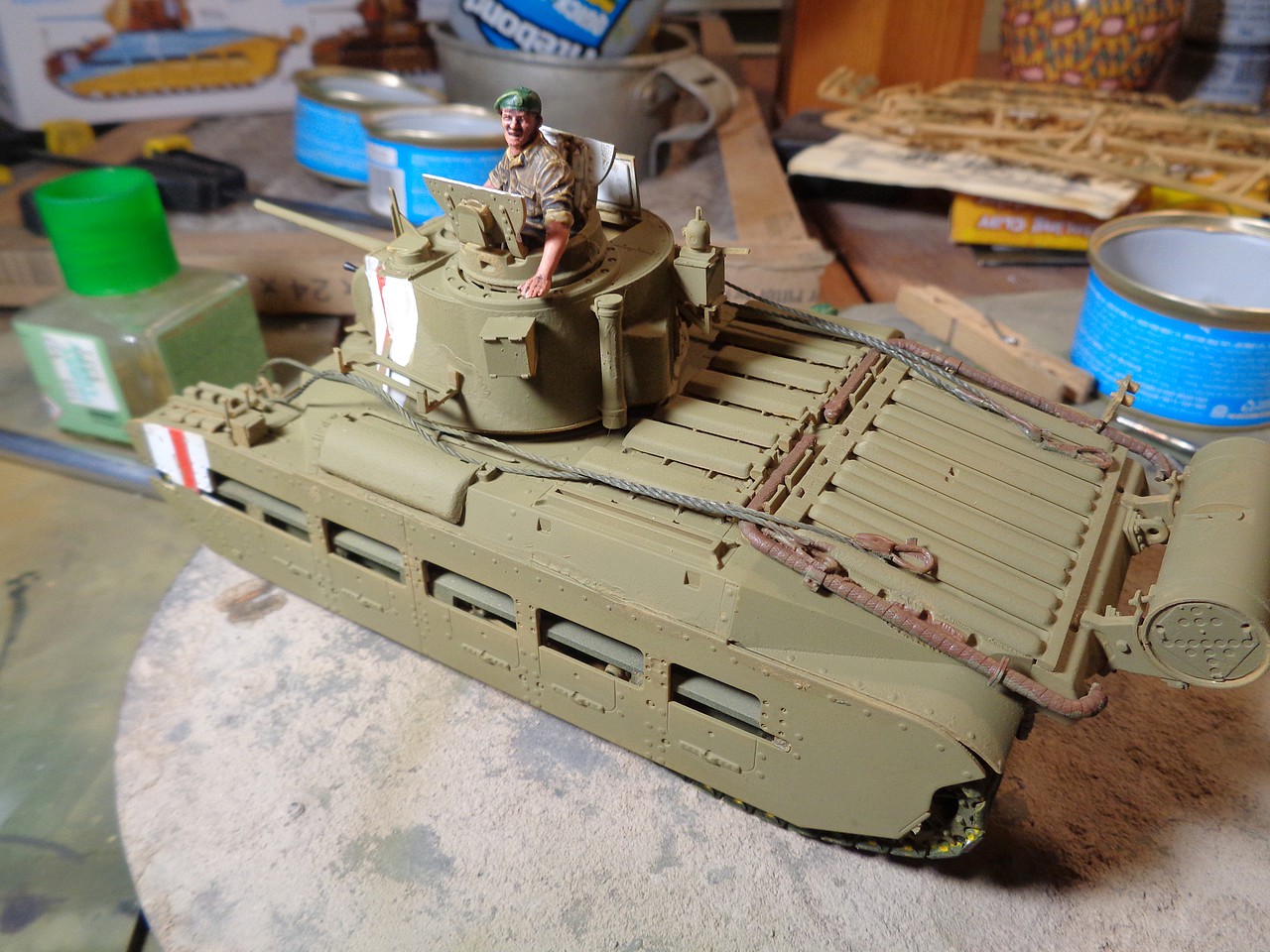 Matilda Mk.III/IV British Tank Mk. -- Plastic Model Military Vehicle ...