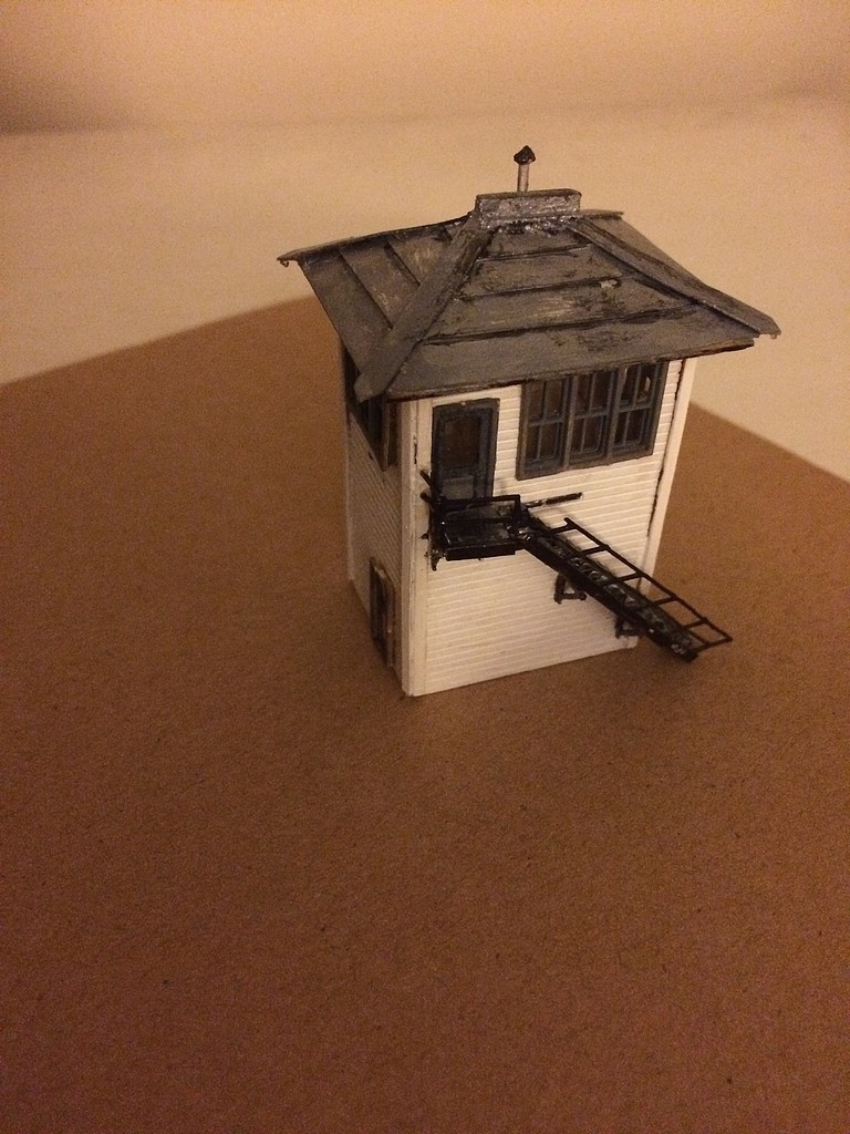 Interlocking Tower Kit -- N Scale Model Railroad Building -- #602 ...