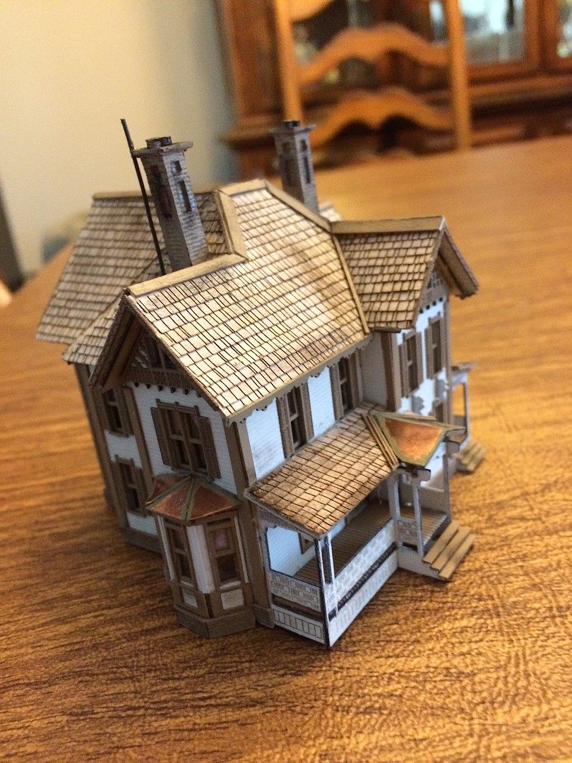 Dubois House Laser-Art Kit -- N Scale Model Railroad Building -- #800 ...