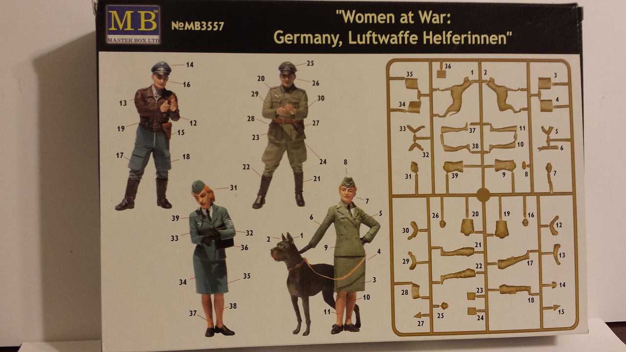 Women at War Luftwaffe Assistants -- Plastic Model Military Figure -- 1 ...