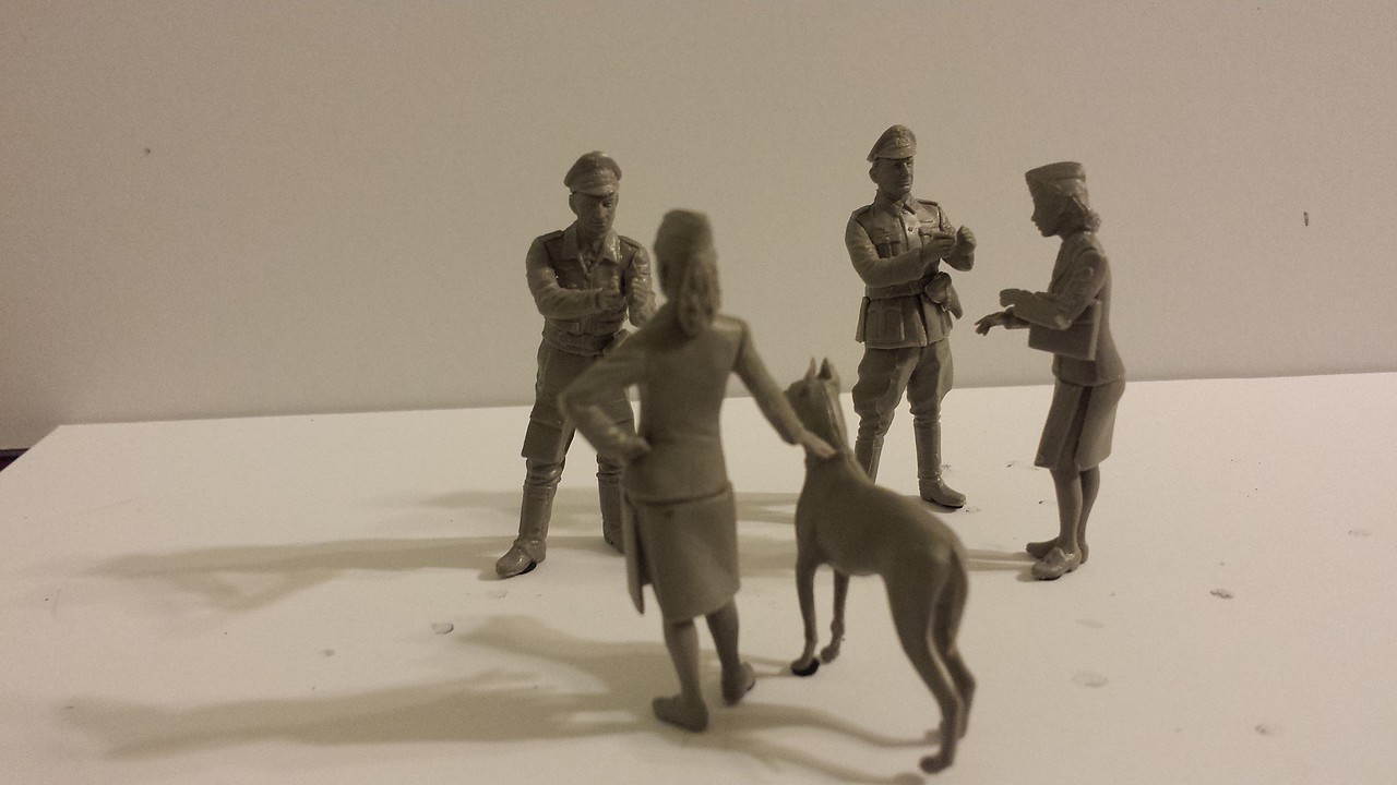 Women at War Luftwaffe Assistants -- Plastic Model Military Figure -- 1 ...