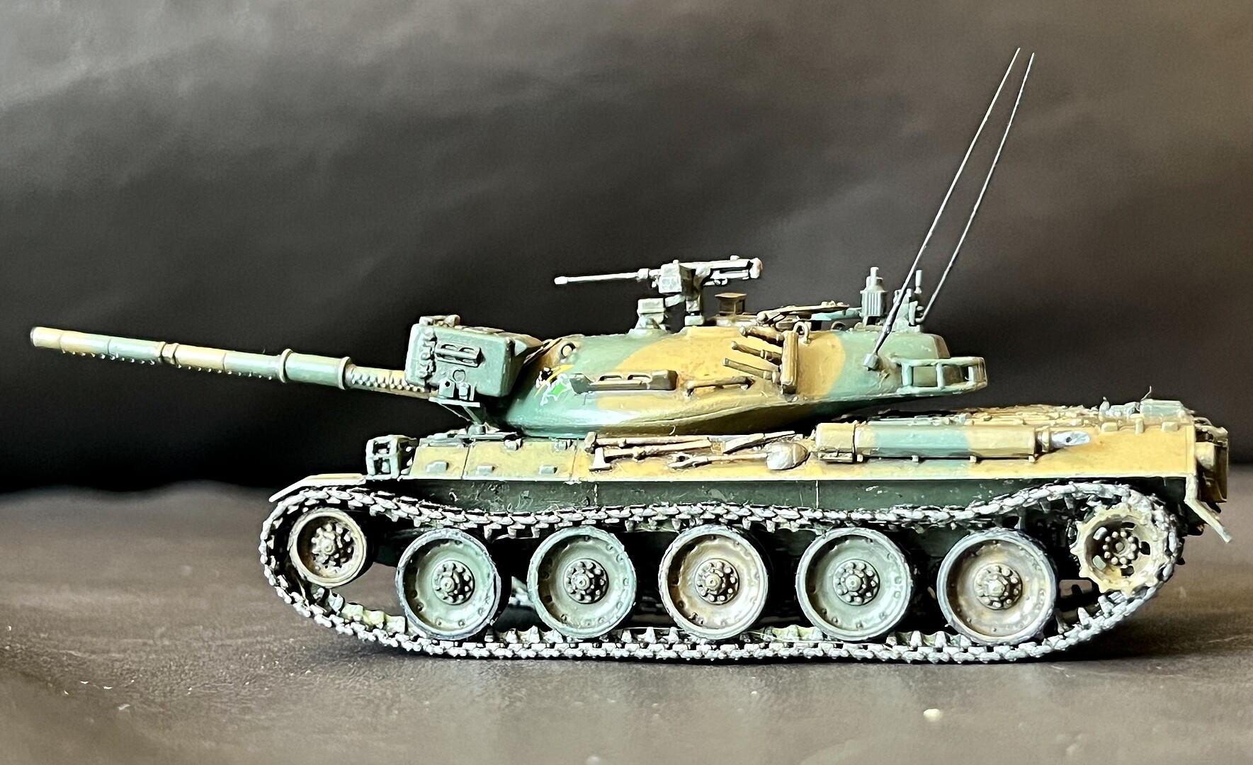 Japanese Type 74 Tank -- Plastic Model Military Vehicle Kit -- 1/72 ...