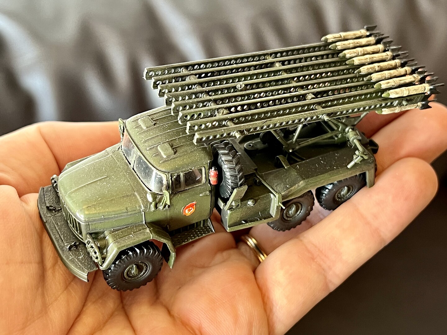 BM13/16 Katyusha Soviet Rocket Launcher Vehicle -- Plastic Model ...