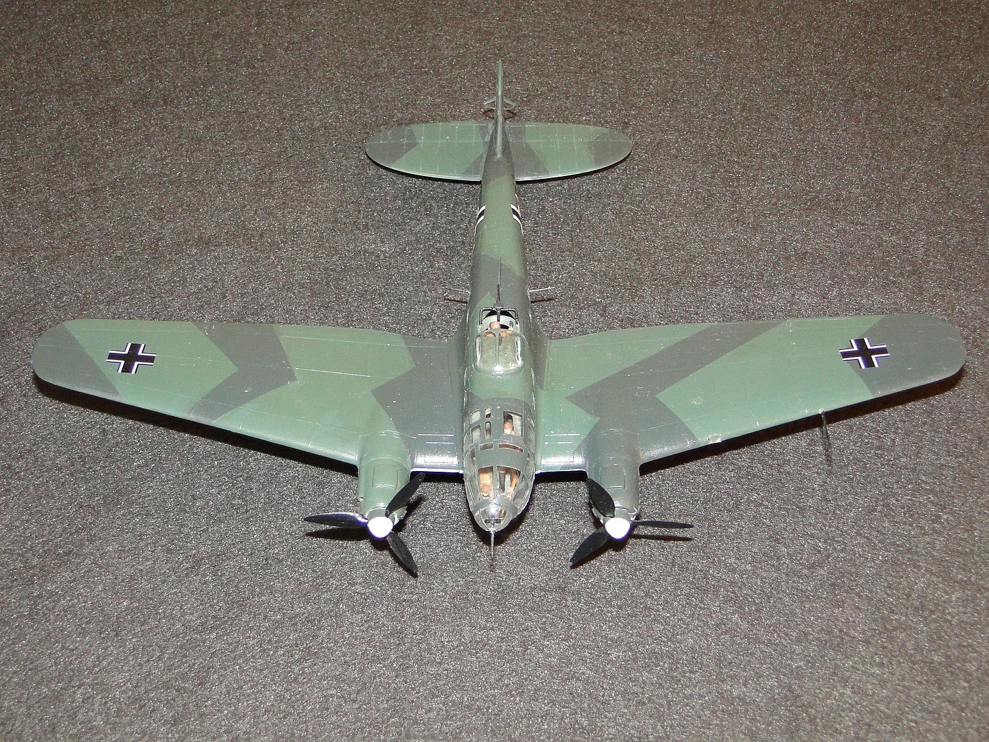 Heinkel He111H Luftwaffe Medium Bomber -- Plastic Model Airplane Kit ...