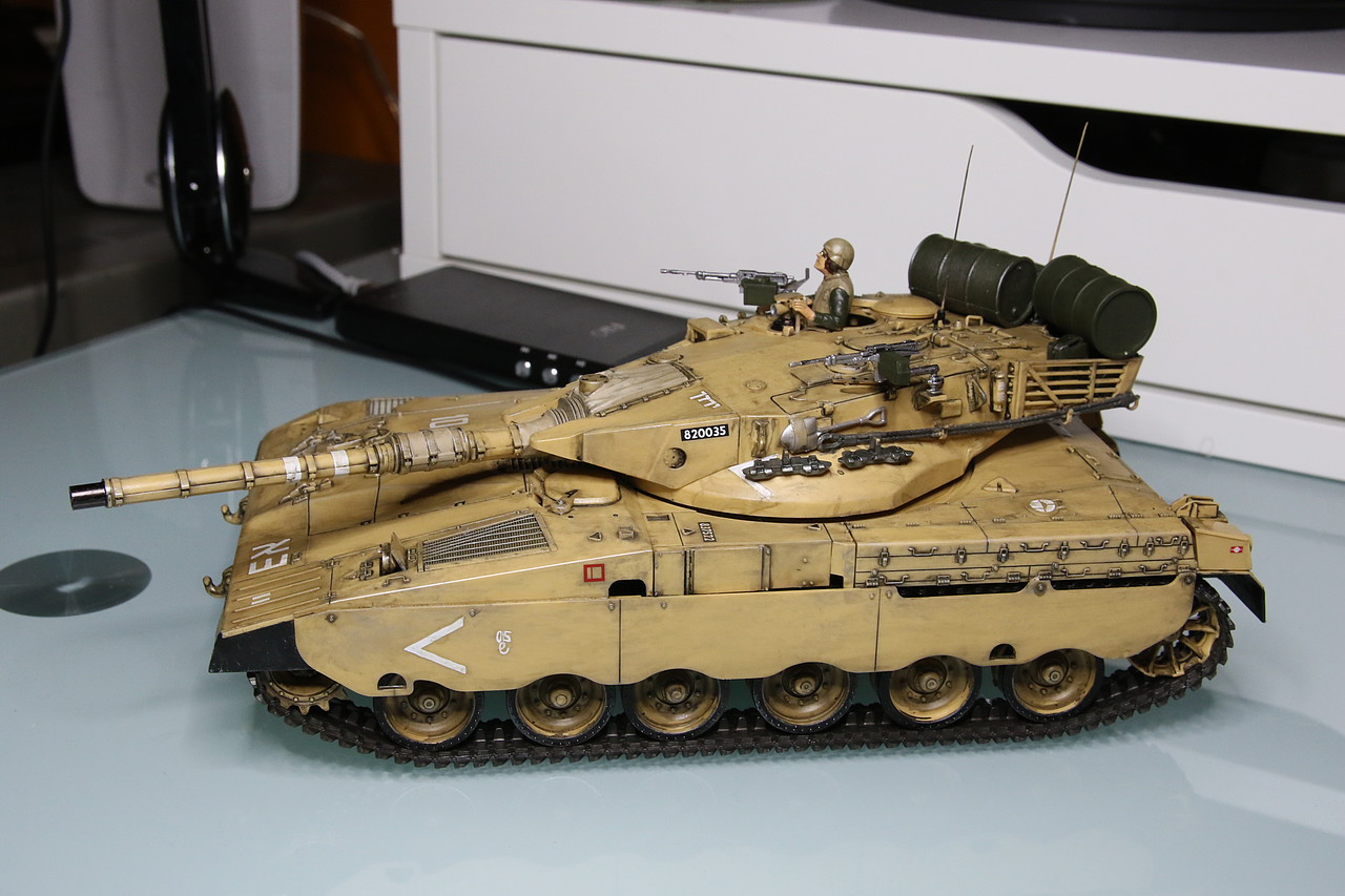 Israeli Merkava Main Battle Tank -- Plastic Model Military Vehicle Kit ...