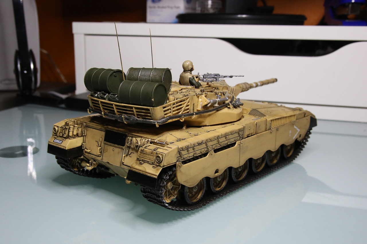 Israeli Merkava Main Battle Tank -- Plastic Model Military Vehicle Kit ...