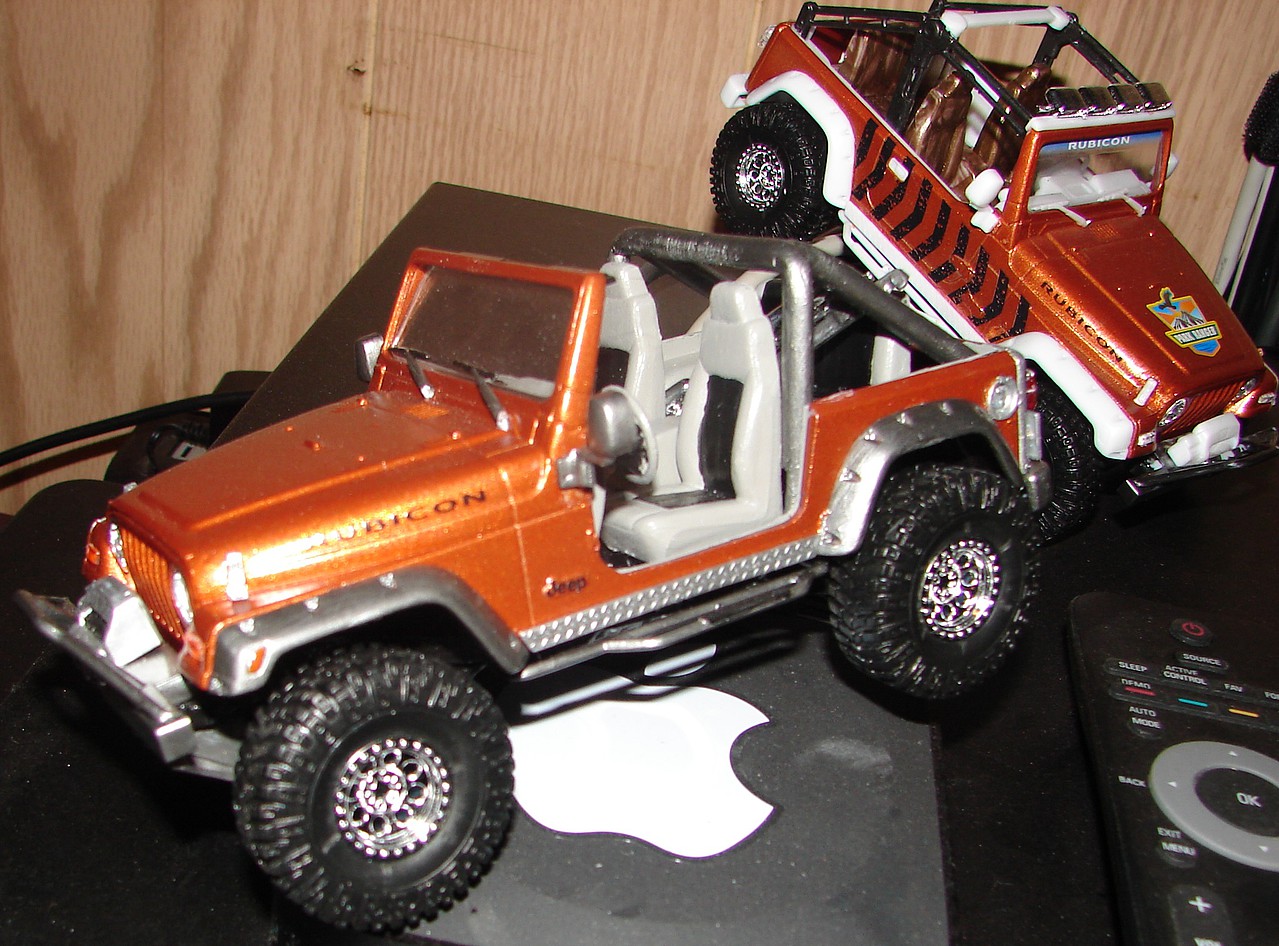 2003 Jeep Rubicon -- Plastic Model Car Kit -- 1/25 Scale -- #854053 ...