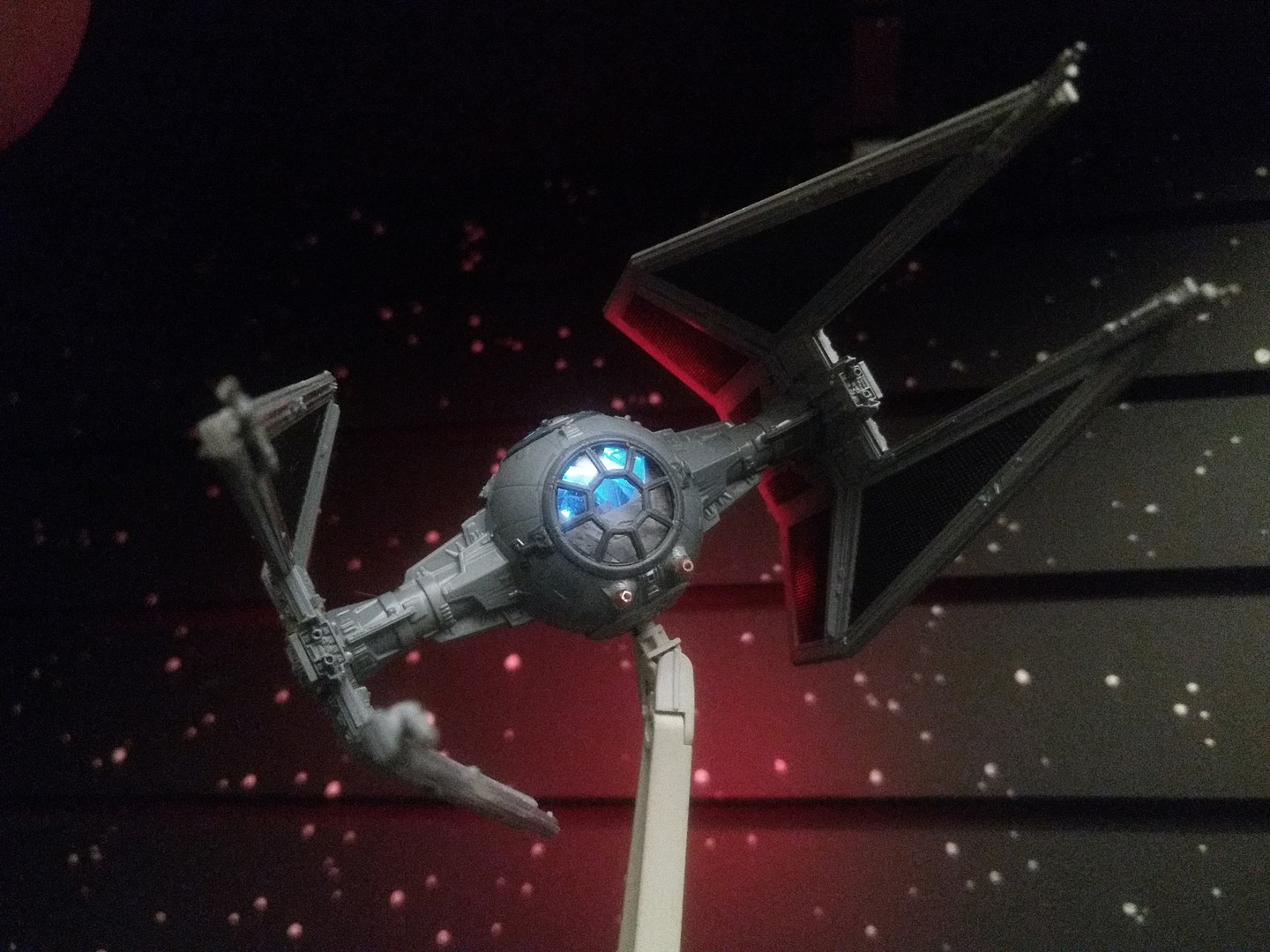 Tie Interceptor Star Wars -- Snap Tite Plastic Model Figure -- 1/72 ...