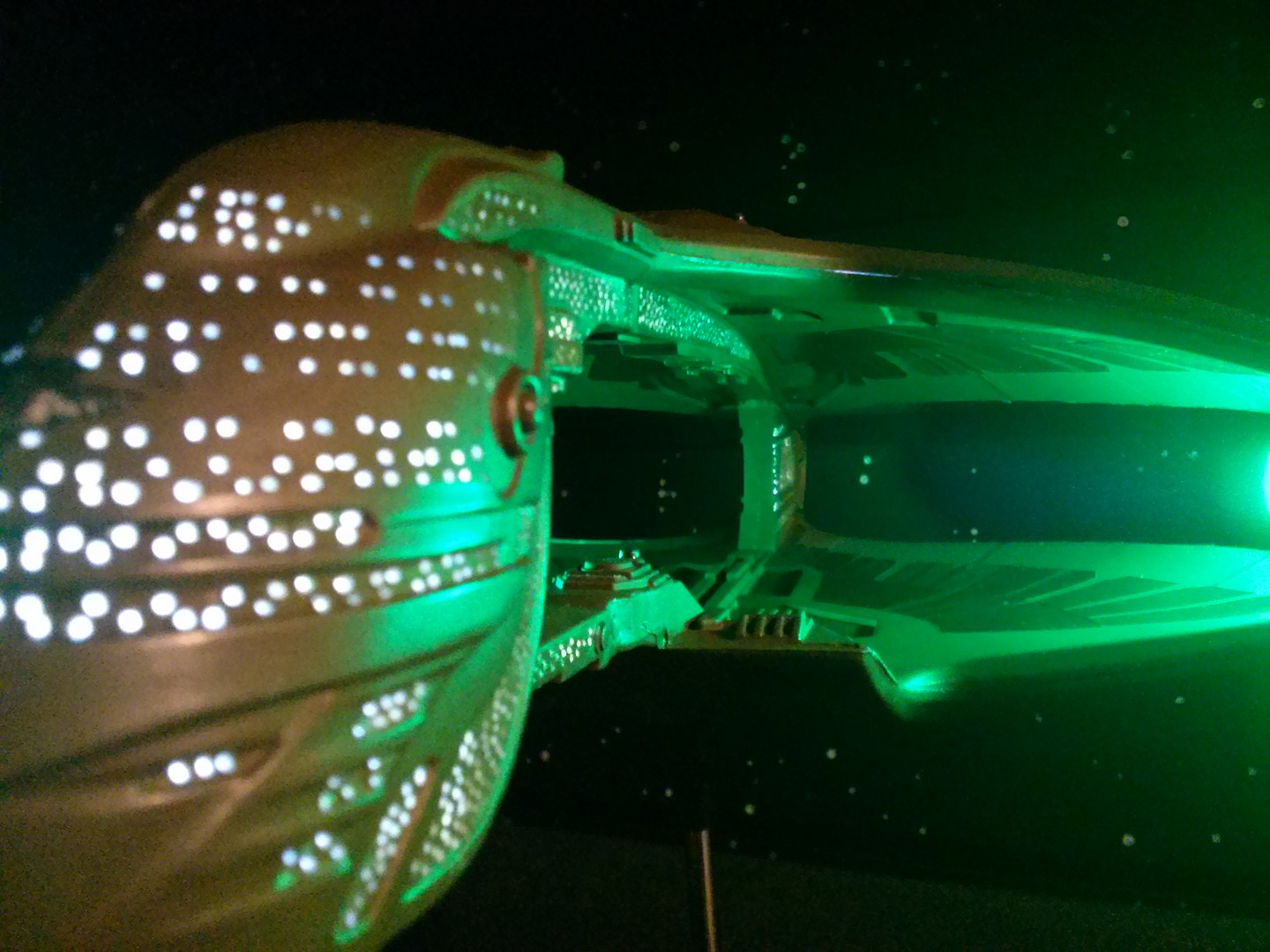 Star Trek Romulan Warbird Battle Cruiser -- Science Fiction Plastic ...