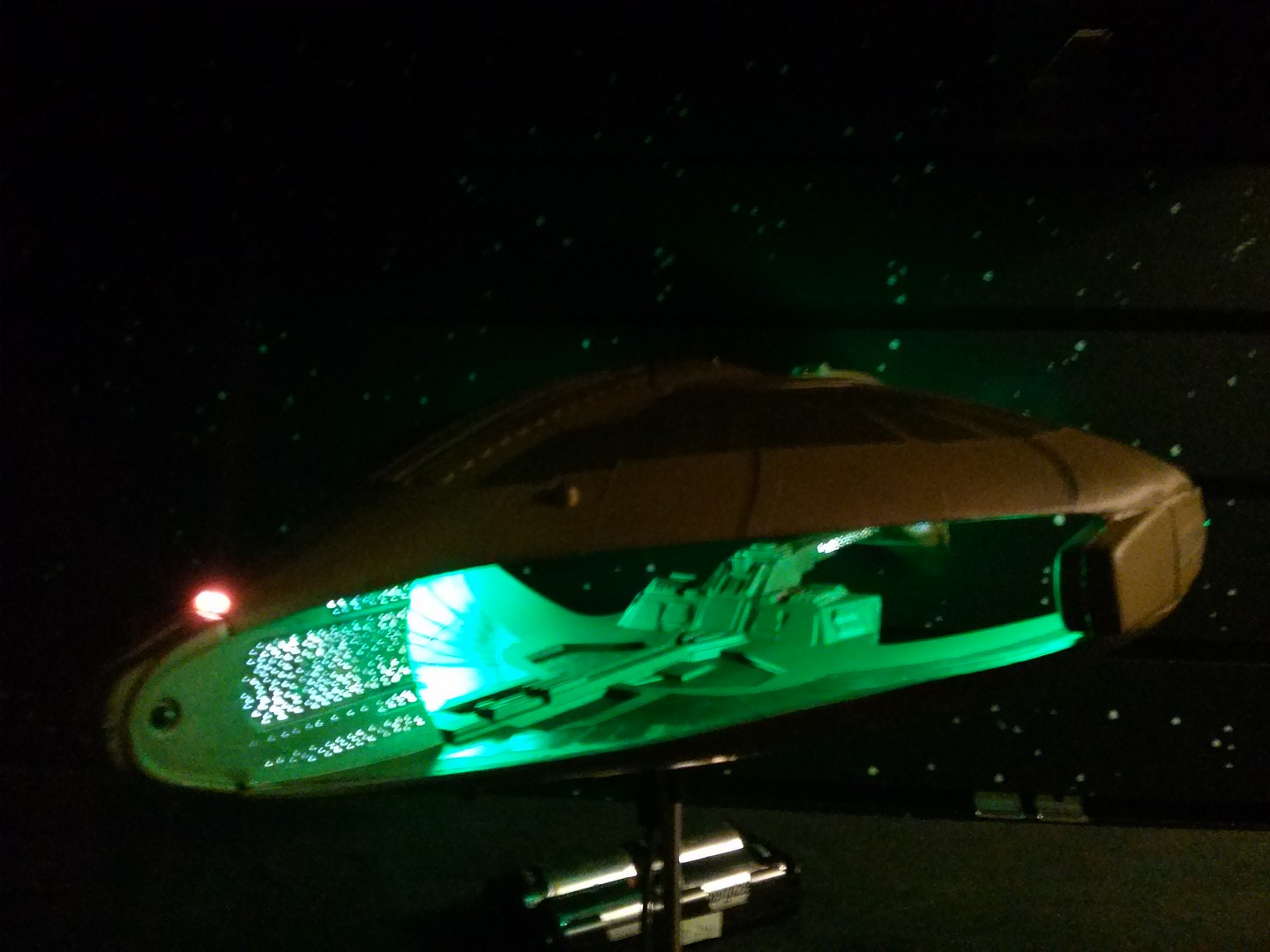 Star Trek Romulan Warbird Battle Cruiser -- Science Fiction Plastic ...