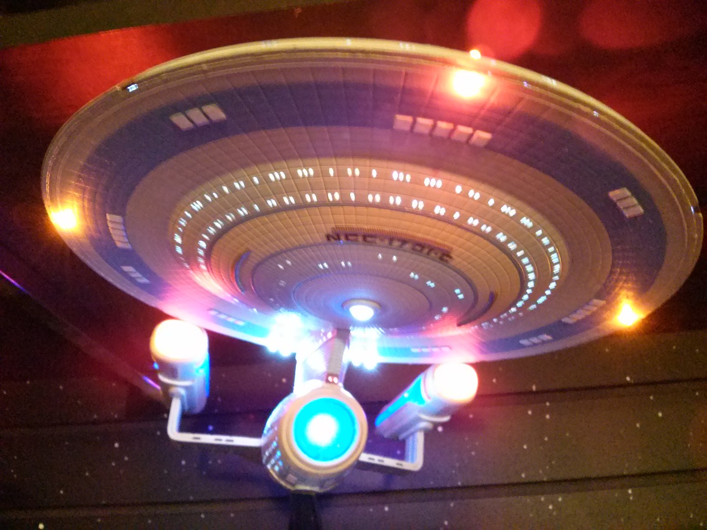 Star Trek Enterprise 1701-C -- Plastic Model Spaceship Kit -- 1/2500 ...