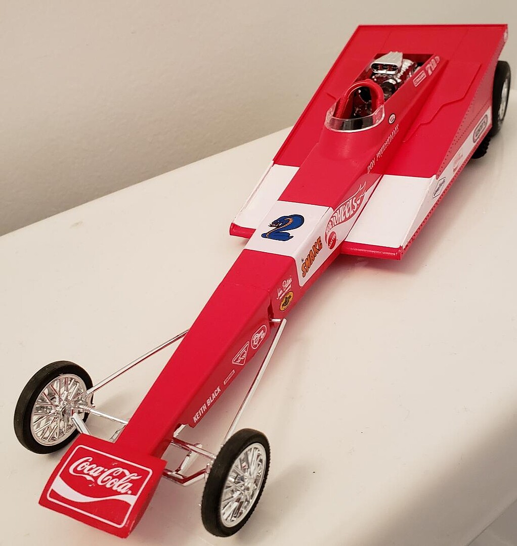 Coca Cola Don Snake Prudhomme Wedge Drag -- Plastic Model Car Kit -- 1/ ...