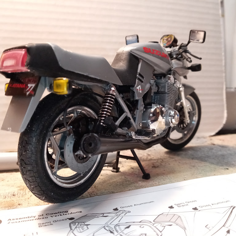 Suzuki GSX1100S Katana Bike -- Plastic Model Motorcycle Kit -- 1/12 ...