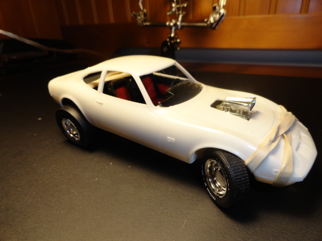 Opel GT Car (White) -- Plastic Model Car Kit -- 1/25 Scale -- #729 ...