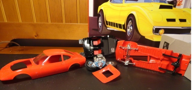 Opel GT Car (White) -- Plastic Model Car Kit -- 1/25 Scale -- #729 ...