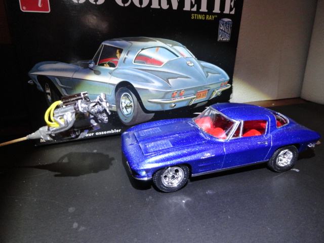 1963 CORVETTE -- Plastic Model Car Kit -- 1/25 Scale -- #861 pictures ...