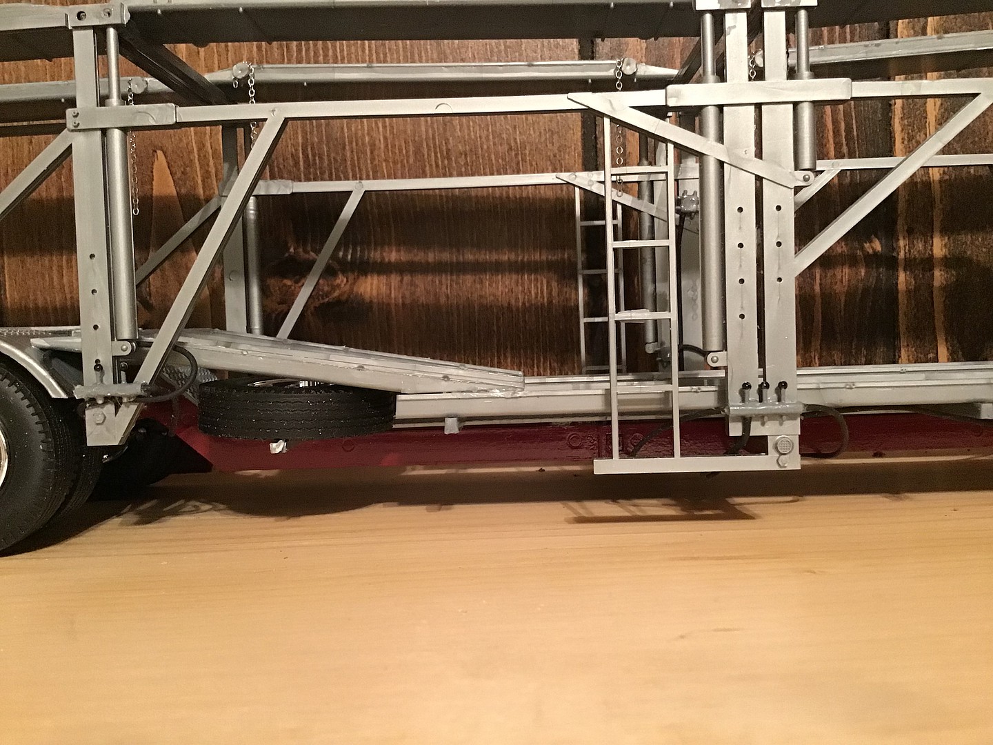 Auto Transport Trailer -- Plastic Model Trailer Kit -- 1/25 Scale ...