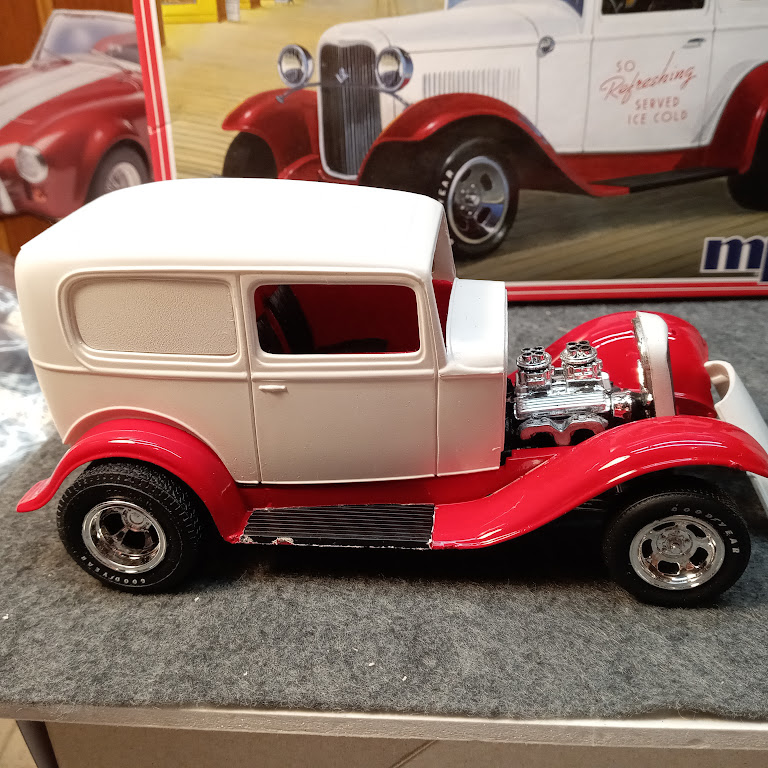 1932 Ford Sedan Delivery Truck, Coca-Cola -- Plastic Model Car Vehicle ...