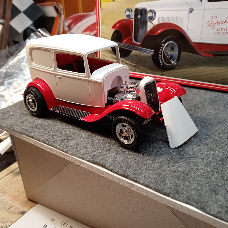 1932 Ford Sedan Delivery Truck, Coca-Cola -- Plastic Model Car Vehicle ...