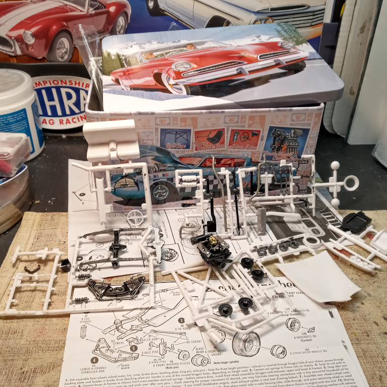 1953 Studebaker Starliner Car Collectible -- Plastic Model Car Vehicle ...