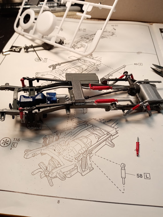 Bronco Half Cab Sandman II w/Dune Buggy and Trailer -- 1/25 Scale ...