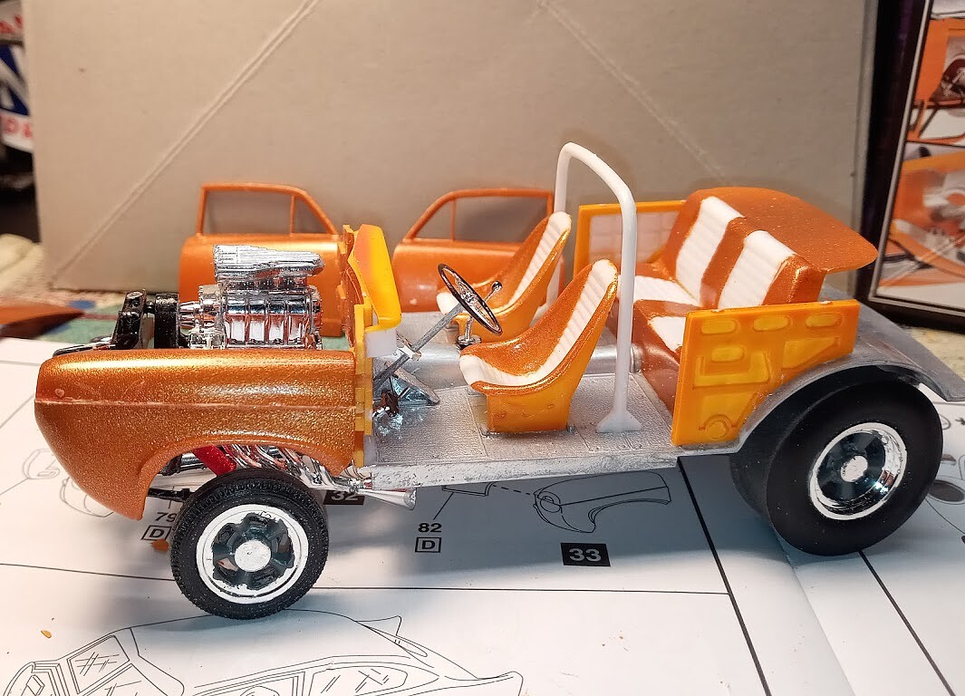 '51 Henry J Gasser -- Plastic Model Car Kit -- 1/25 Scale -- #854514 ...