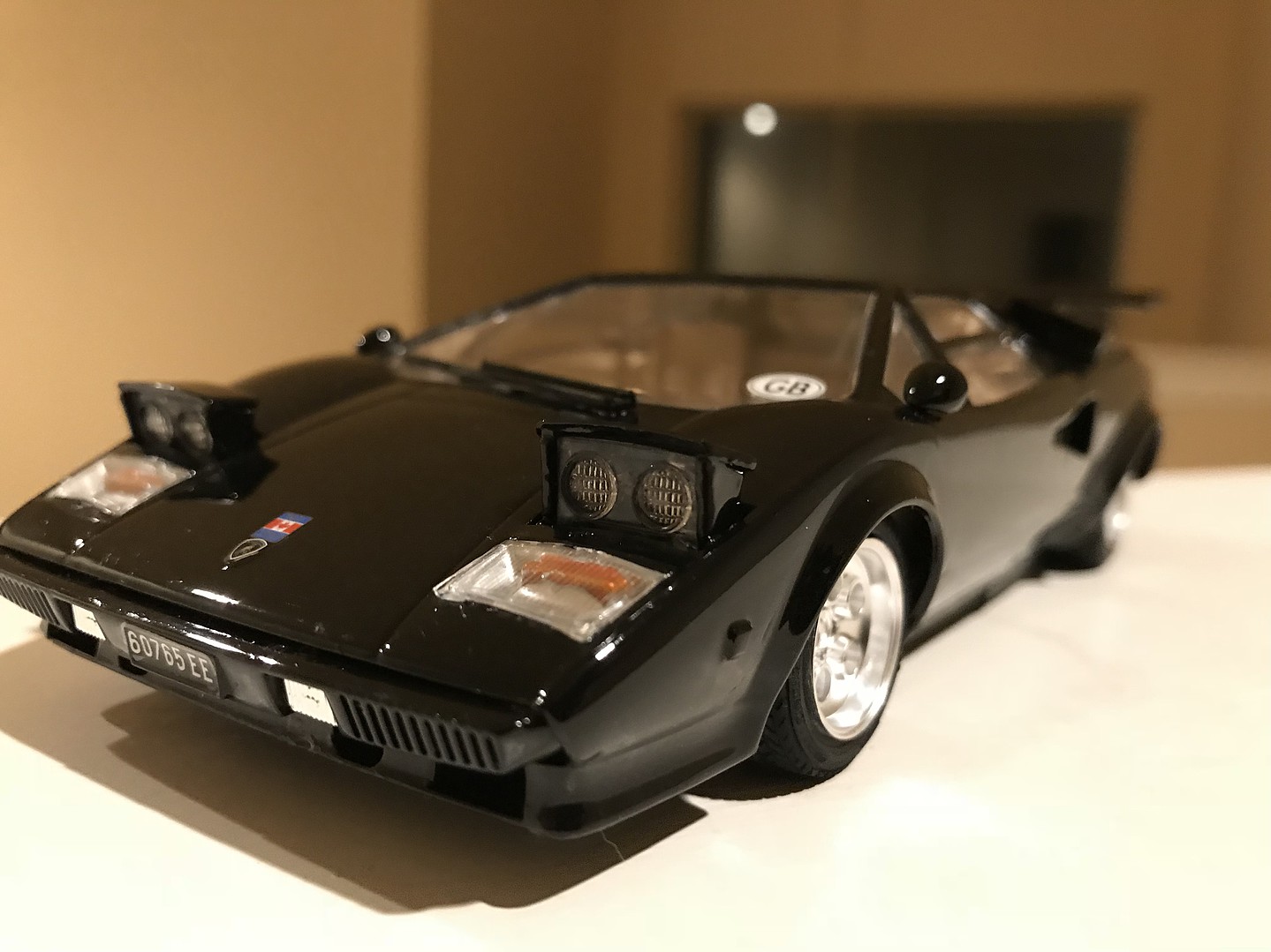 Lamborghini Countach LP500S Lambo -- Plastic Model Car Kit -- 1/24 ...