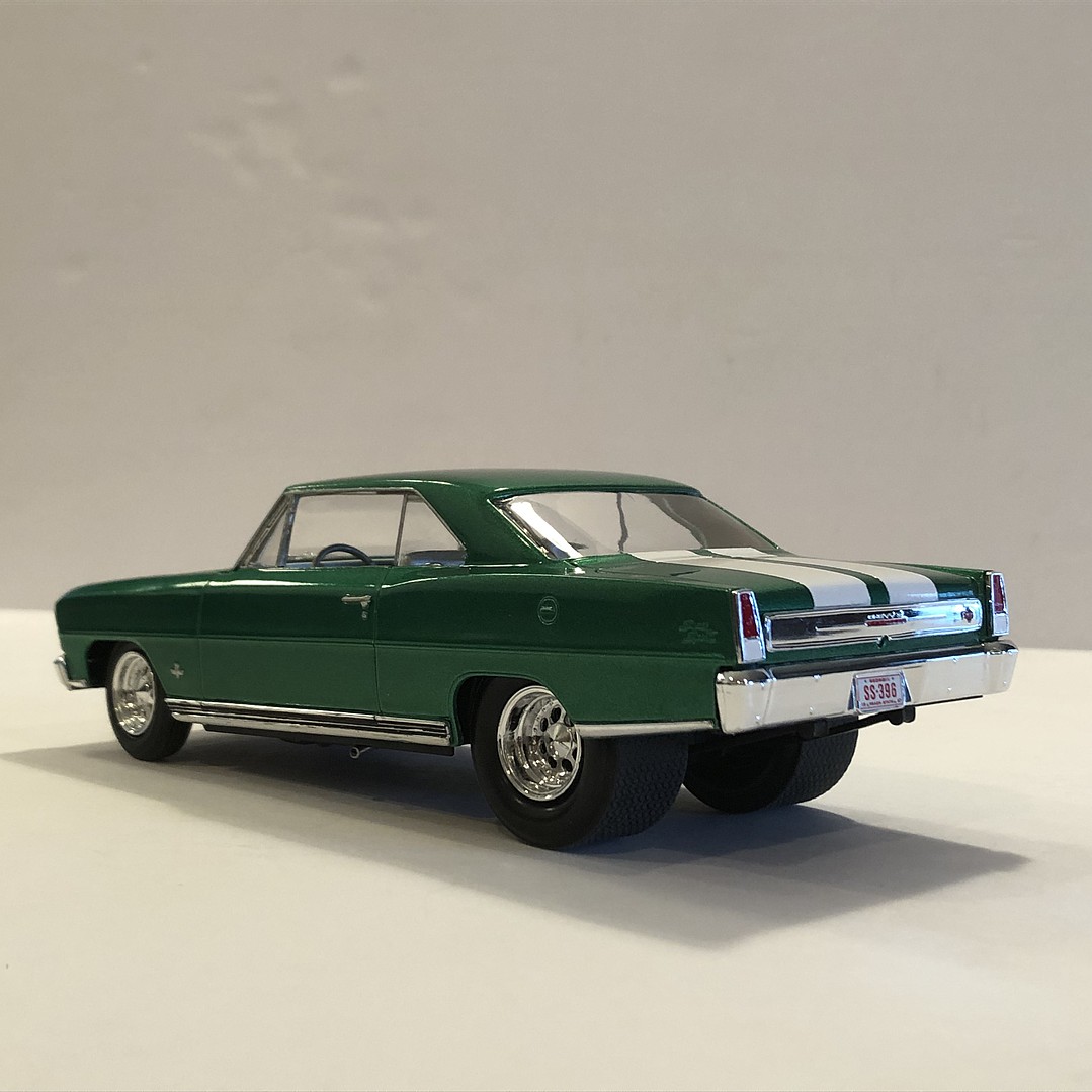 1966 Chevy Nova Pro Street -- Plastic Model Car Kit -- 1/25 Scale ...