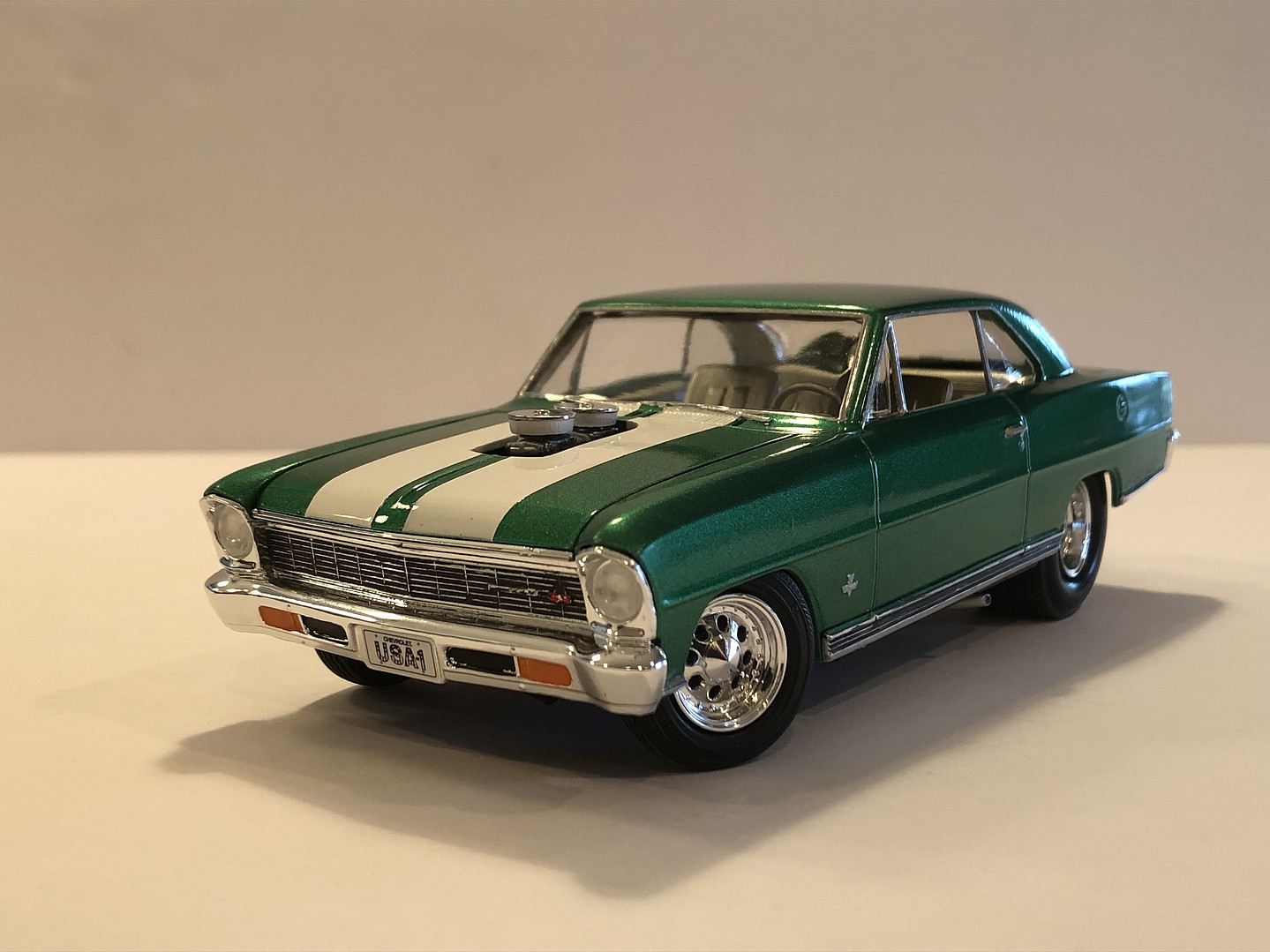 1966 Chevy Nova Pro Street -- Plastic Model Car Kit -- 1/25 Scale ...