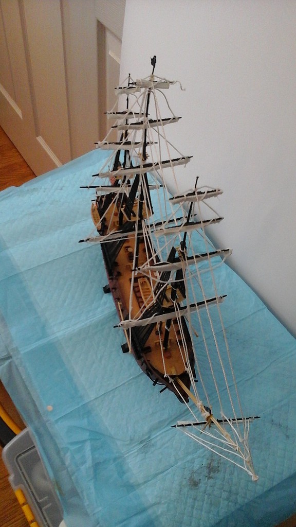 United States -- Plastic Model Sailing Ship Kit -- 1/150 Scale ...