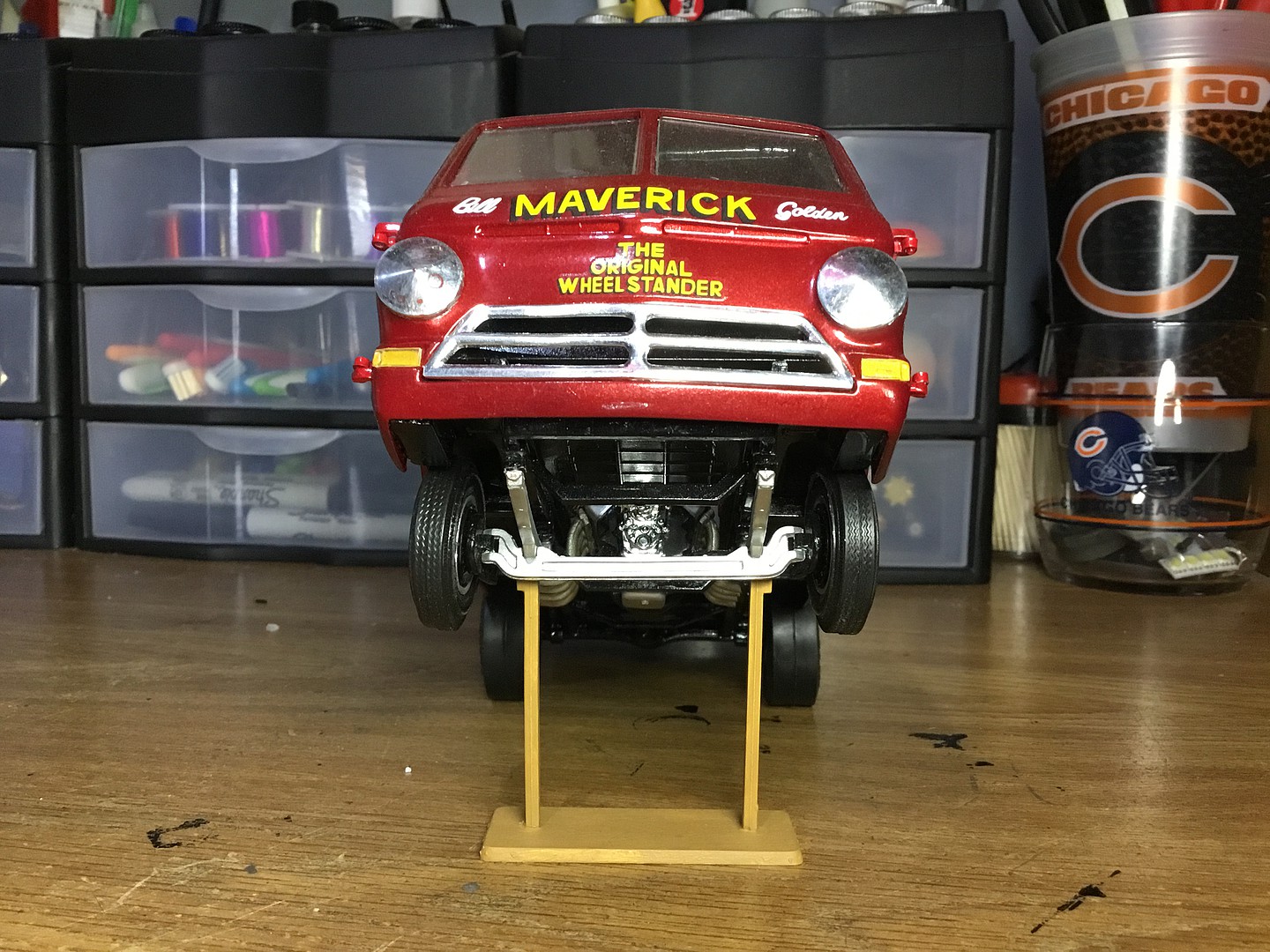 Little Red Wagon -- Plastic Model Truck Kit -- 1/25 Scale -- #hl115-12 ...