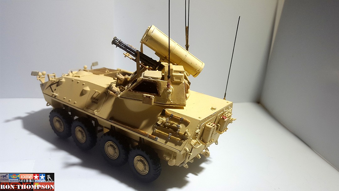 USMC LAV-AD Light Armored Air Defense Vehicle -- Plastic Model Kit -- 1 ...