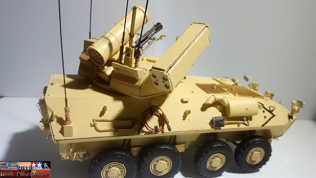 USMC LAV-AD Light Armored Air Defense Vehicle -- Plastic Model Kit -- 1 ...