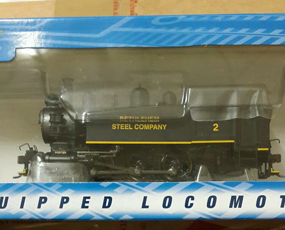 0-6-0 Porter Side Tank Steam Bethlehem Steel #2 -- HO Scale Model Train ...