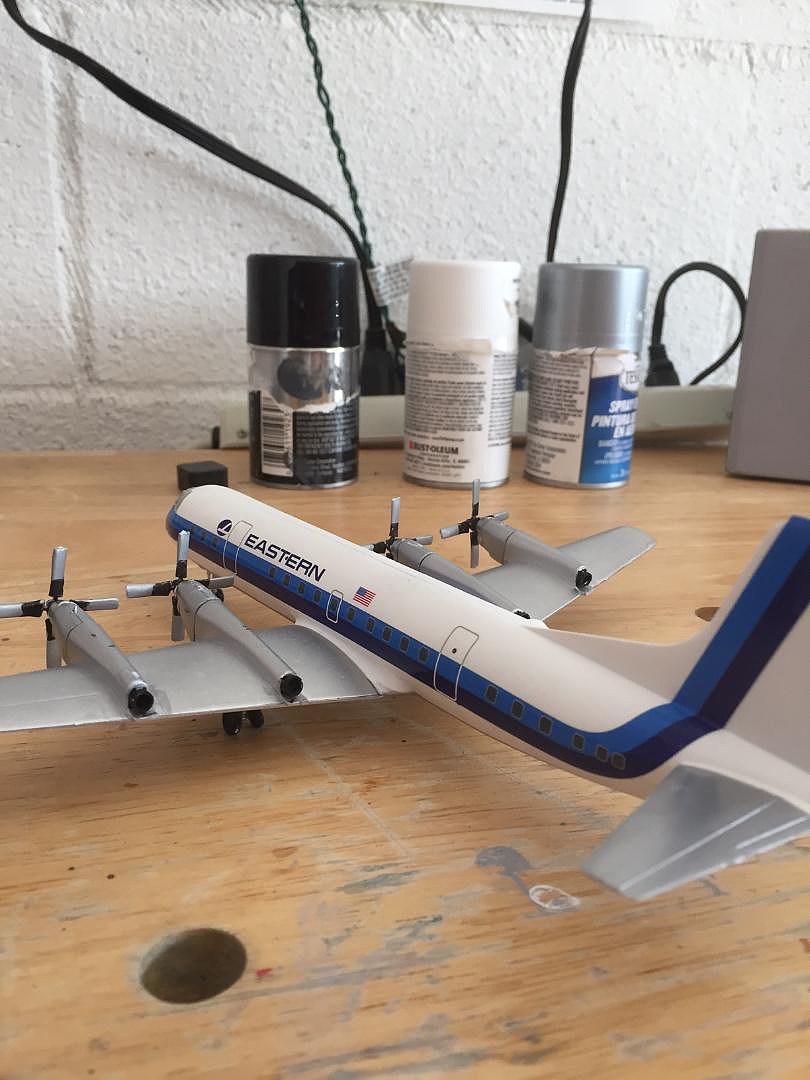Eastern Airlines L-188 Electra -- Plastic Model Airplane Kit -- 1/144 ...