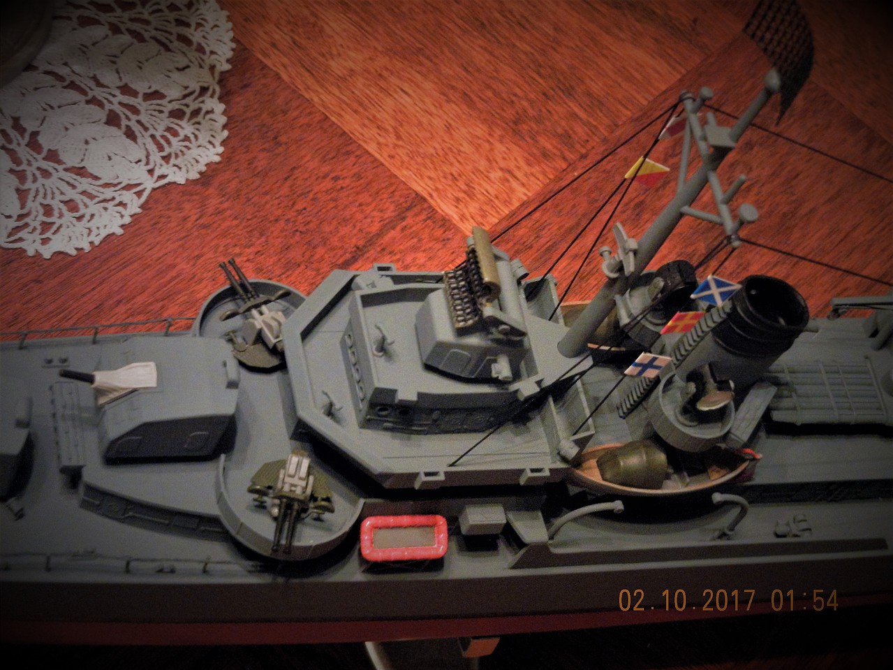 Blue Devil Destroyer without Motor -- Plastic Model Military Ship Kit ...