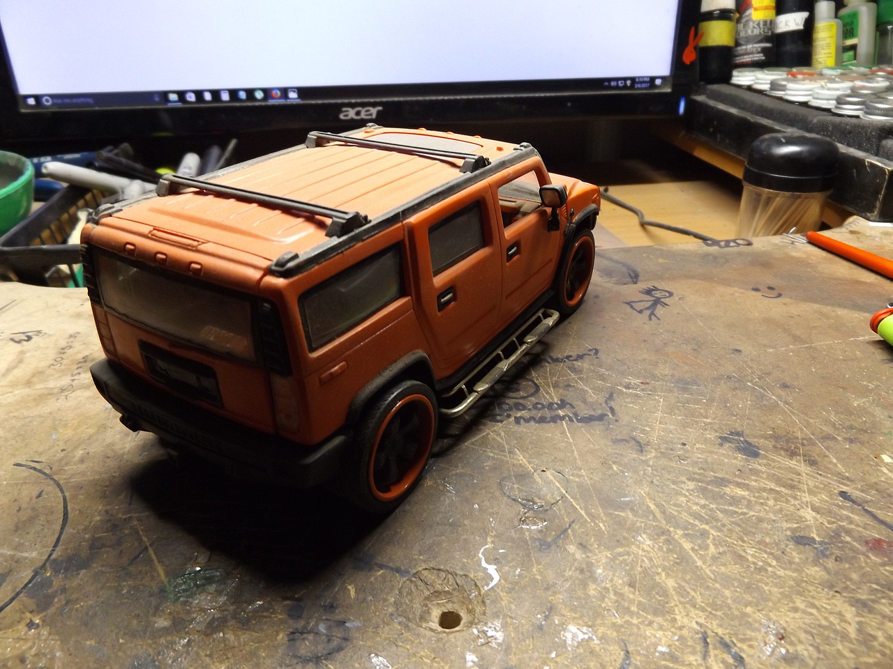 Hummer H2 -- Plastic Model Truck Kit -- 1/25 Scale -- #07186 pictures ...