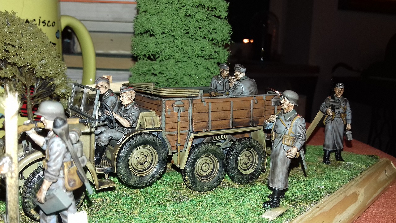 Gallery Pictures Tamiya German 6x4 Truck Krupp Protze Plastic Model ...