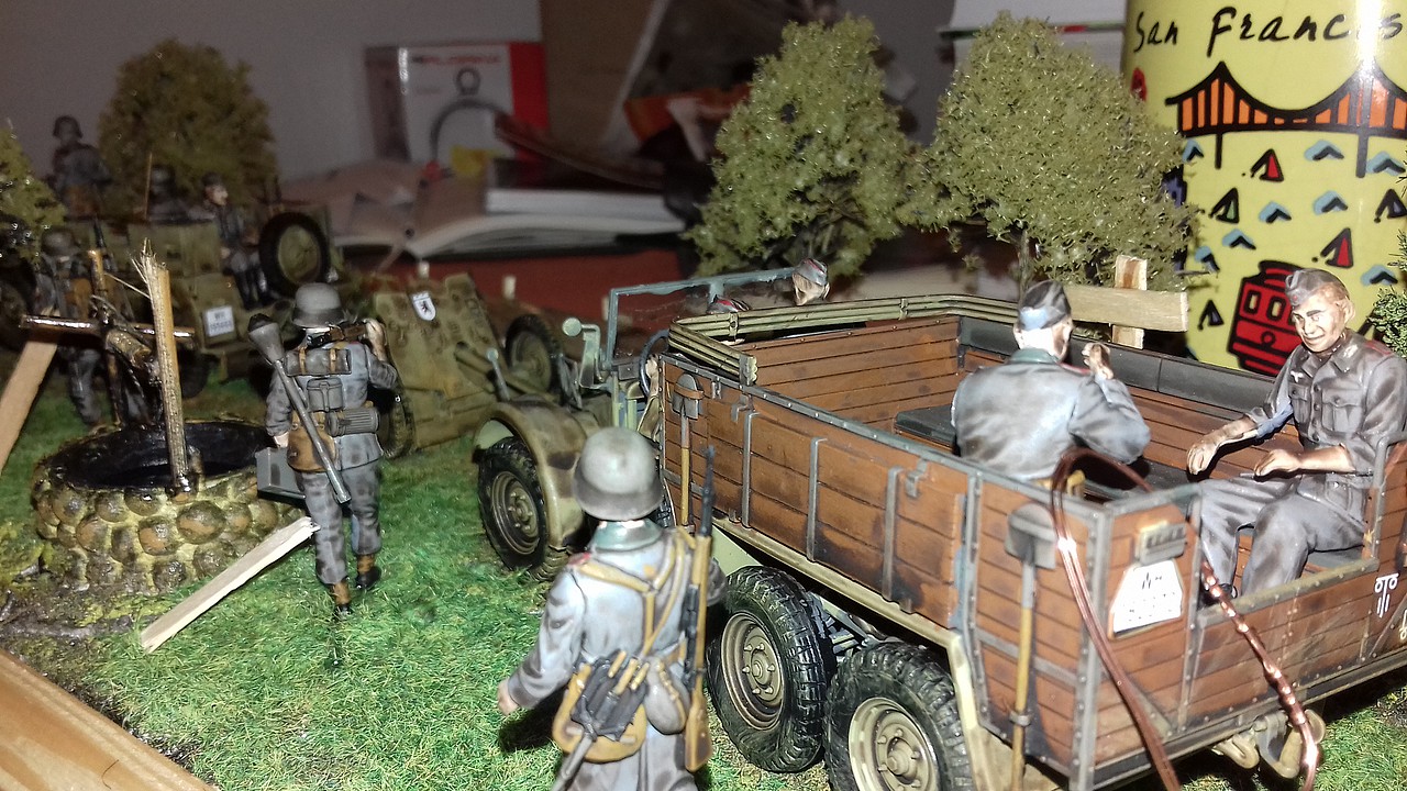 German 6x4 Truck Krupp Protze -- Plastic Model Military Vehicle Kit ...