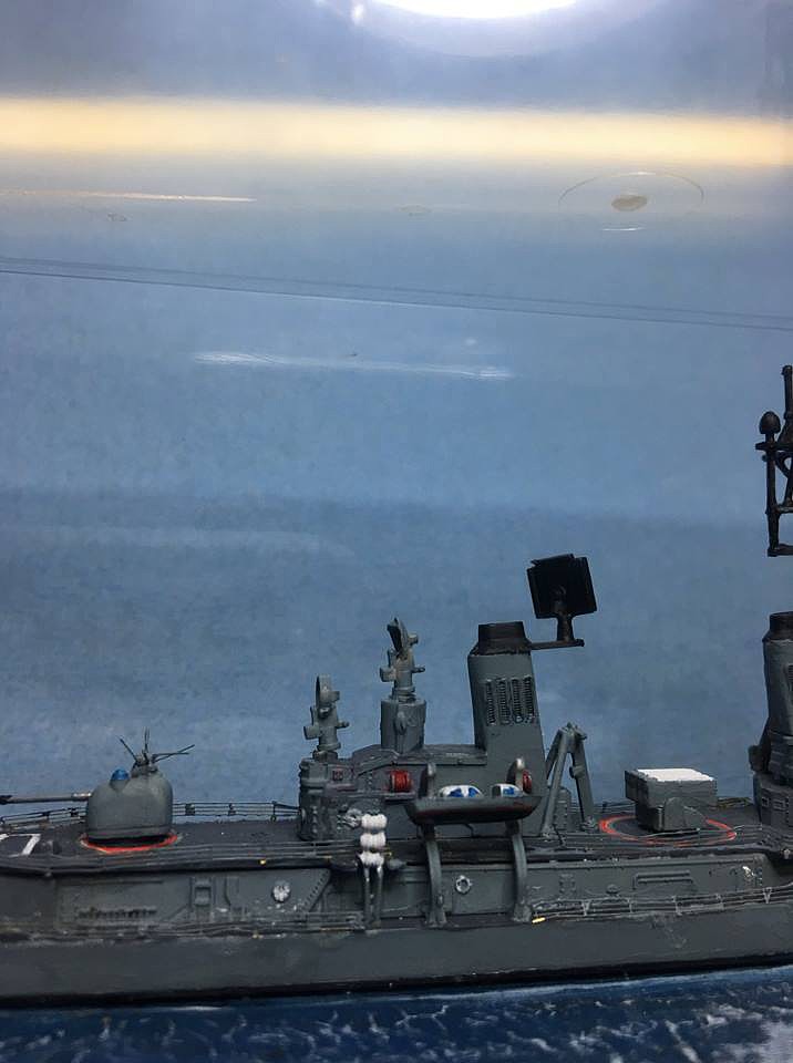 USS Charles F Adams DDG-2 -- Plastic Model Destroyer Kit -- 1/700 Scale ...