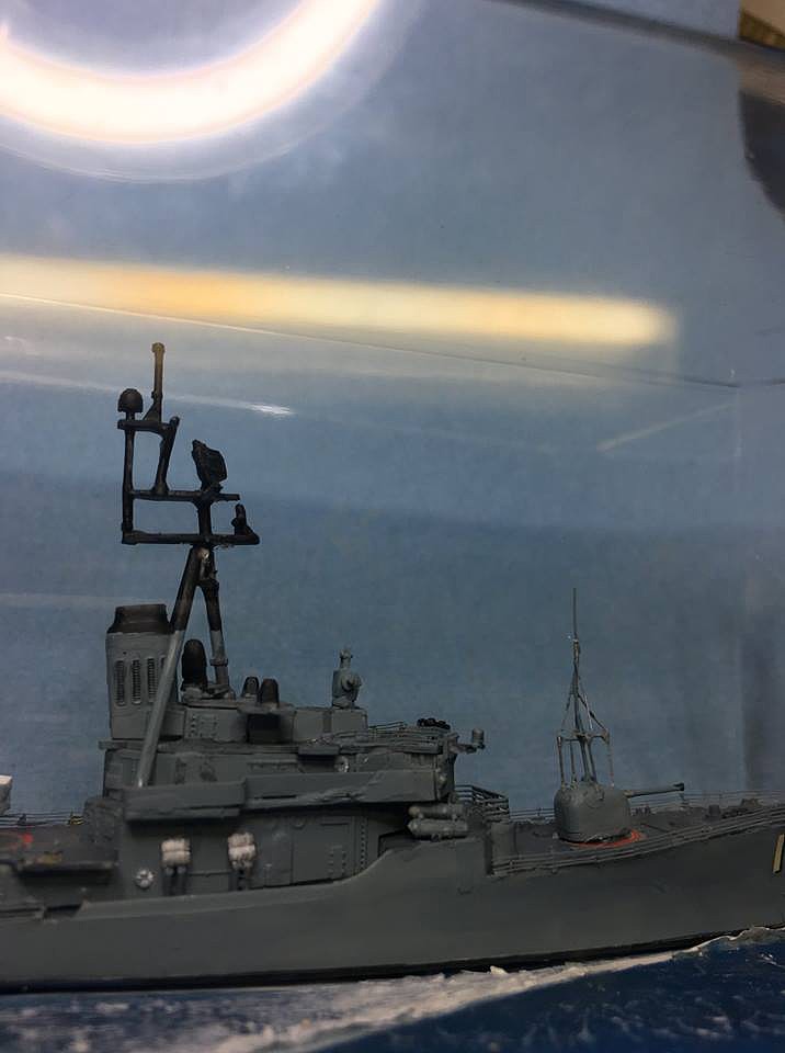 USS Charles F Adams DDG-2 -- Plastic Model Destroyer Kit -- 1/700 Scale ...